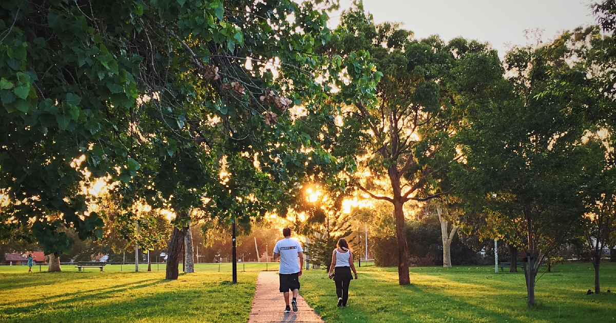 Fleming Park sunset - Glenn McComb: front end developer and designer